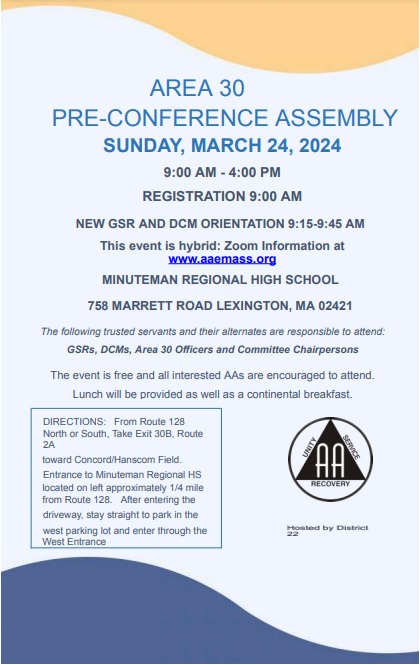 Worcester Area Intergroup of Central & Metro West Massachusetts